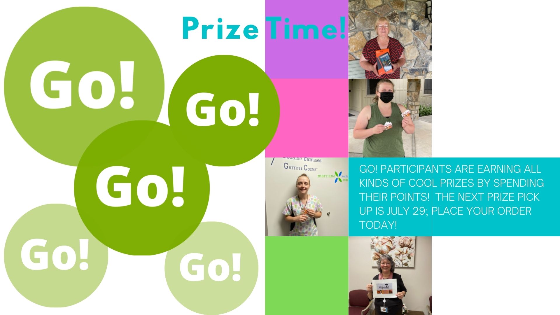 Wellbeing Rewards- +3 Prize Points - Go! Garrett County