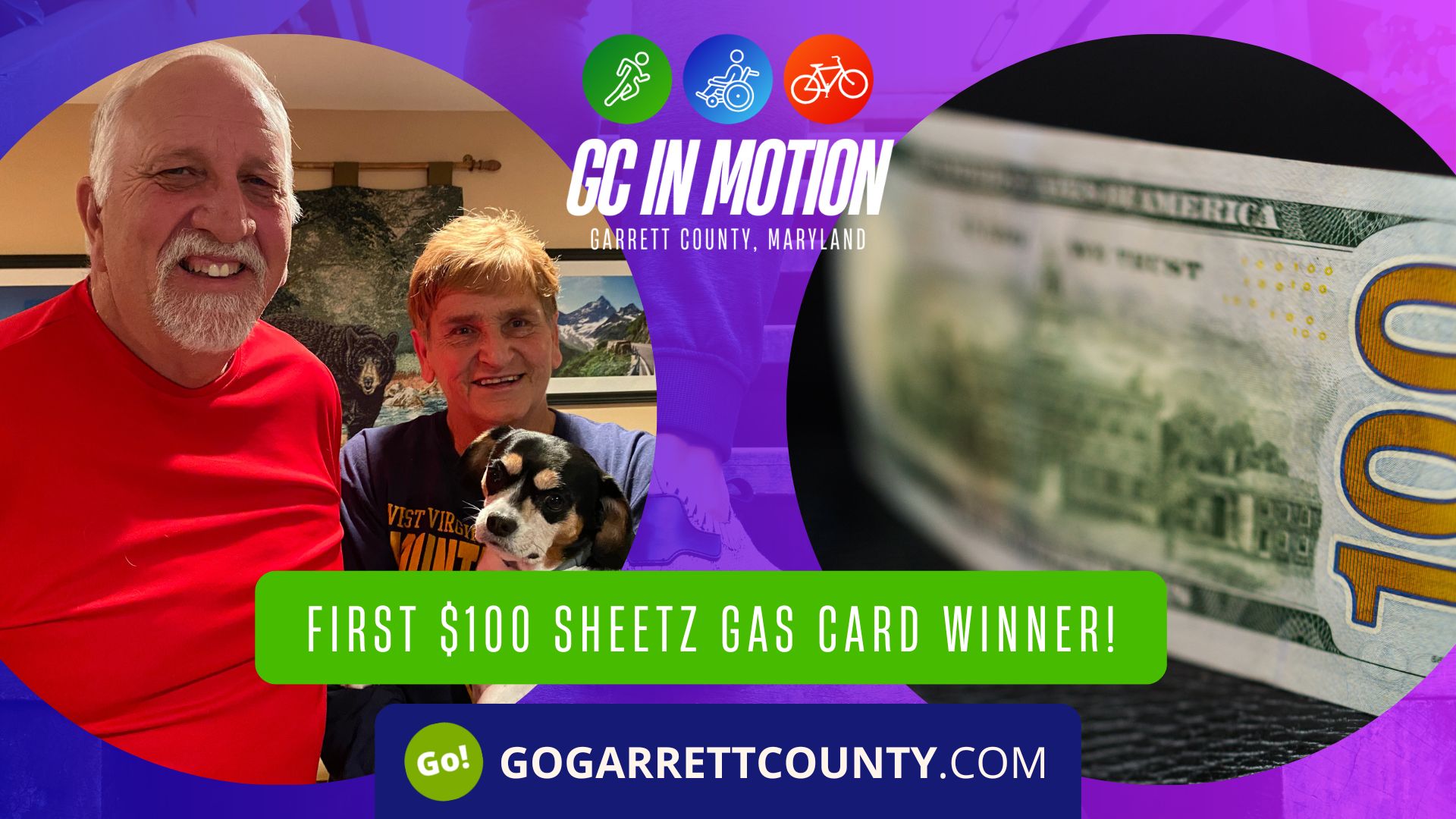 Our First $100 Sheetz Gas Card Winner! - Go! Garrett County